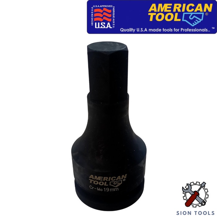 Jual AMERICAN TOOL IMPACT HEX BIT SOCKET 3/4" DR 19 MM / MATA SOK ...