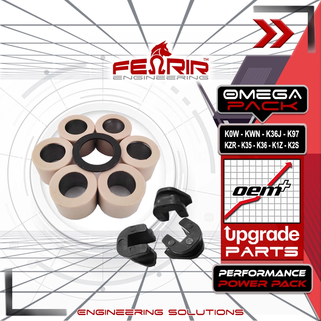 Jual Roller Vario 125/150 - PLUS Ring CVT PLUS Slide Piece - Fenrir ...
