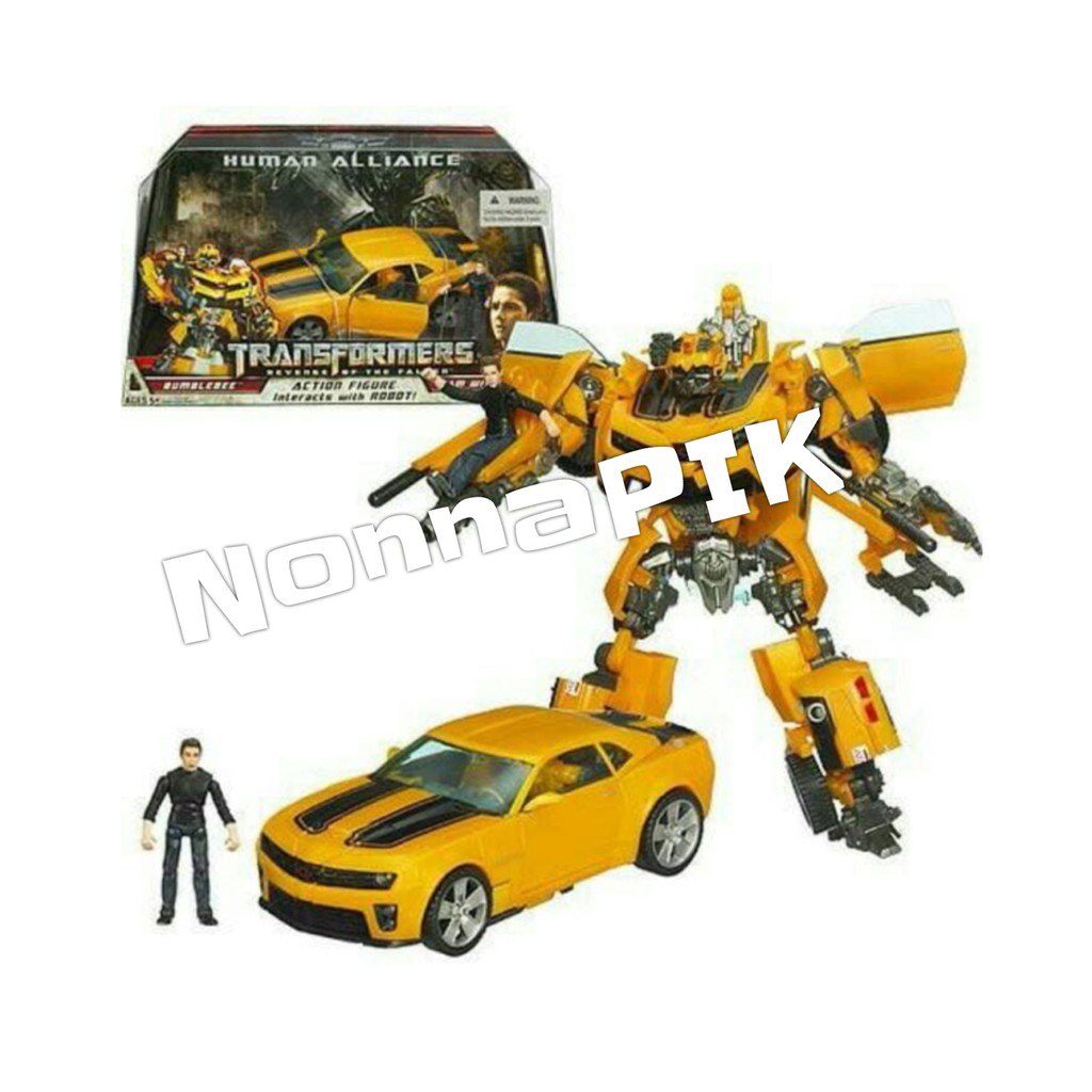 Jual Transformer Human Alliance Bumblebee + Sam Witwicky | Shopee Indonesia