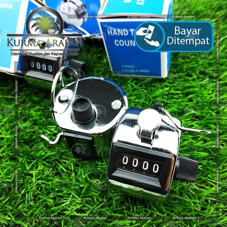 Jual Tasbih Digital Stainlis 4 Digit Hand Tally Counter / Hand Counter ...