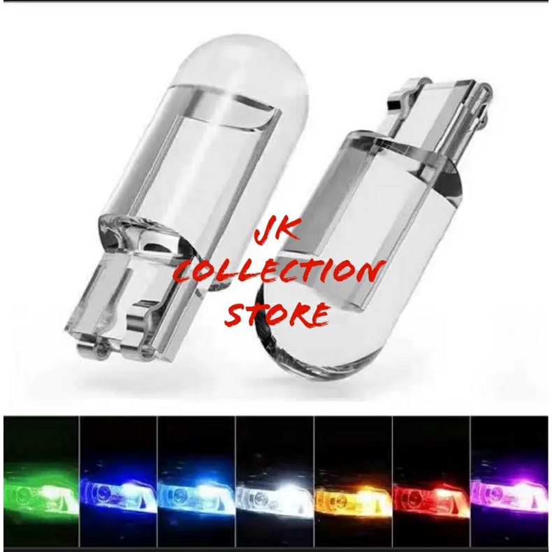 Jual Lampu LED T10 Resin full kaca 360 Lampu Senja Lampu Plat Super ...