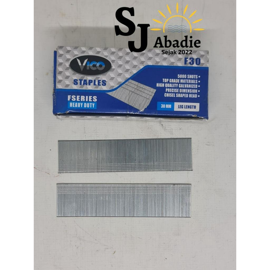 Jual (1 KOTAK) VICO Isi Refill Isi Ulang Alat Paku Tembak Staples Nail ...