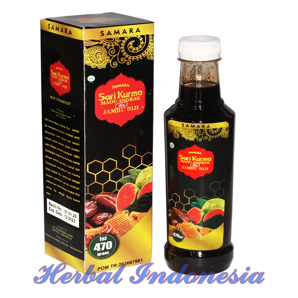 Jual Sari Kurma Angkak Samara | Sari Kurma Angkak Plus Jambu Biji 470 ...