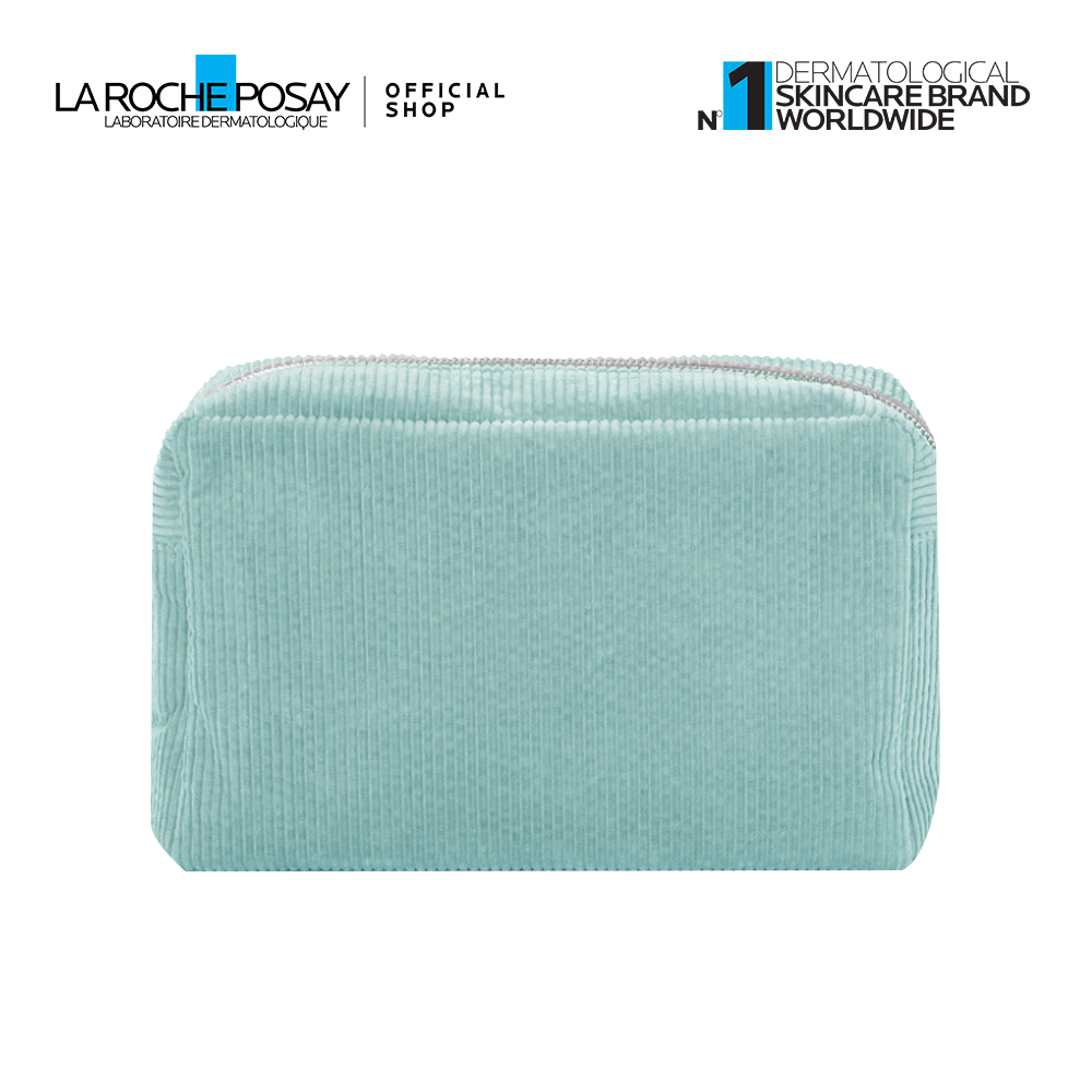 Jual [GIMMICK] La Roche-Posay Corduroy Pouch - Mint | Shopee Indonesia