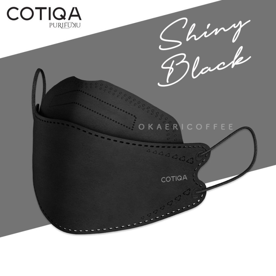 Jual COTIQA Disposable Mask KF94 5ply Copper Oxide / Masker KF94 (isi ...