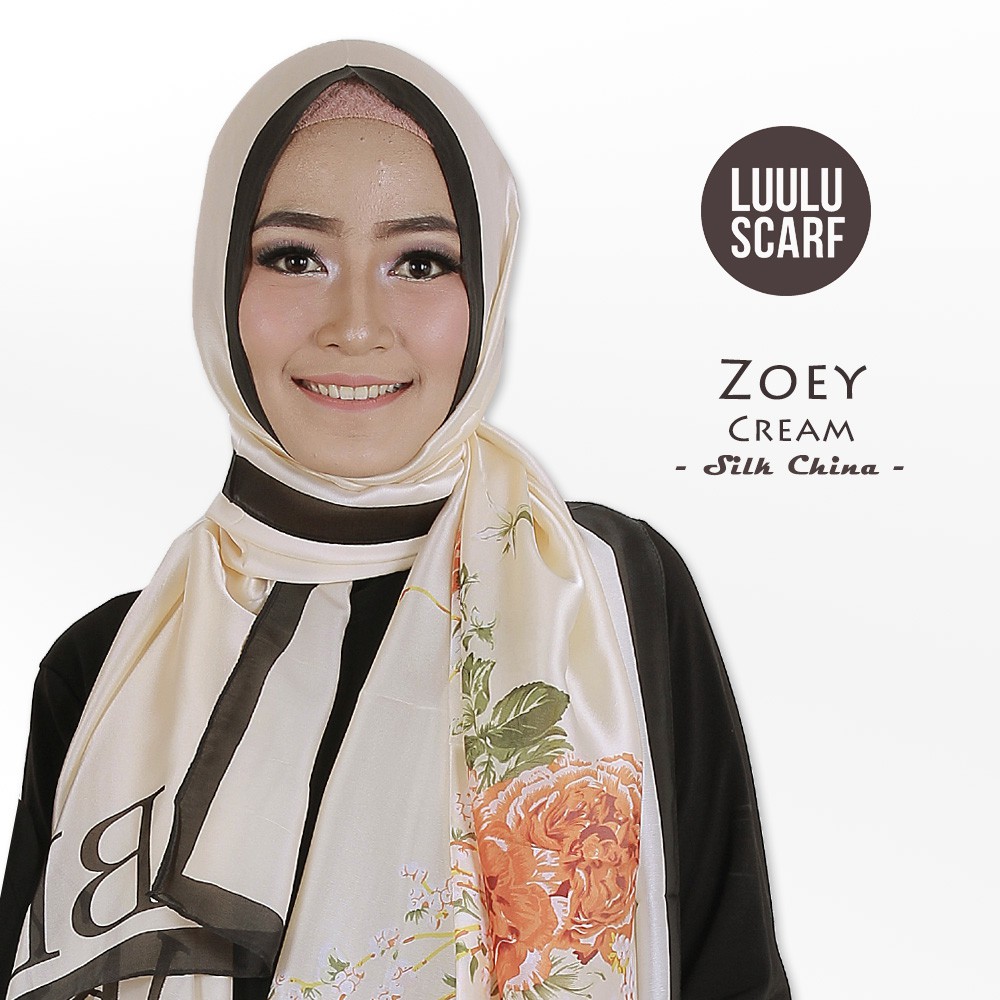 Jual ZOEY - by Luulu Scarf - Pashmina Motif | Shopee Indonesia