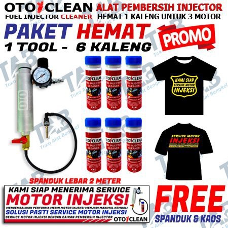 Jual Paket Alat Pembersih Injektor Motor Fuel Injector Cleaner OTO ...