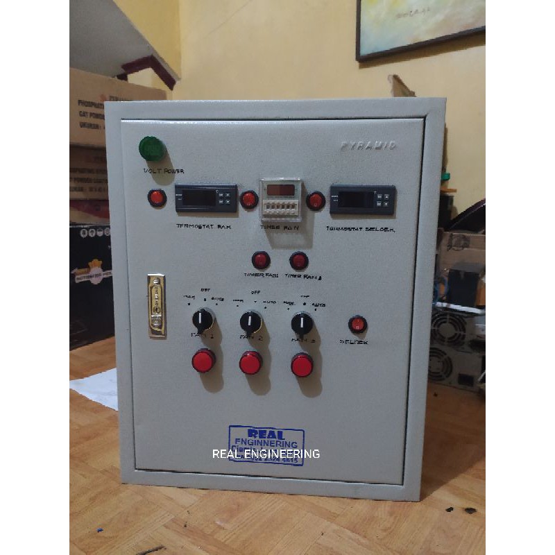 Jual PANEL BLOWER KANDANG CH-3FAN PLUS CELDEK- LISTRIK 1 PHASA | Shopee ...
