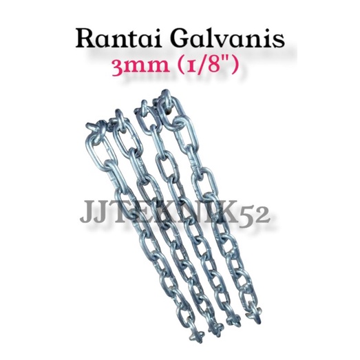 Jual Rantai Besi Galvanis 3mm / Galvanized Chain | Shopee Indonesia