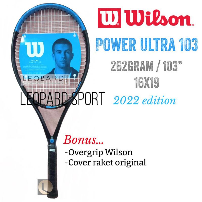 Jual Raket Tenis Wilson Ultra Power 103" 262g 2022 / Tennis Racket ...