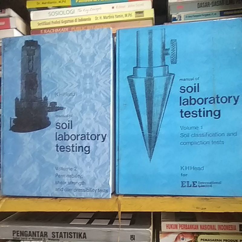 Jual SOIL LABORATORY TESTING Vol 1,2 | Shopee Indonesia