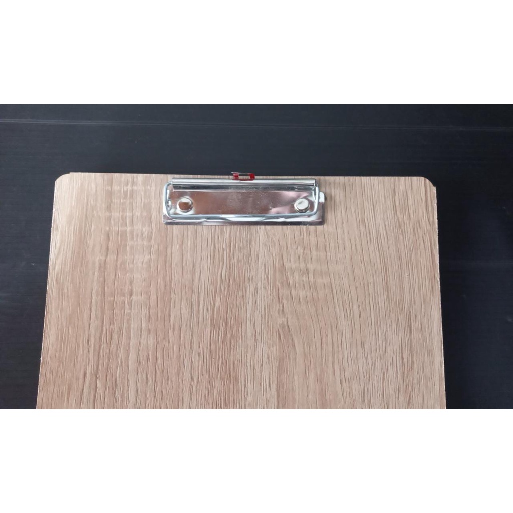 Jual Clip Board Kayu Folio / Papan Dada Kayu Folio F4 / Papan Jalan ...