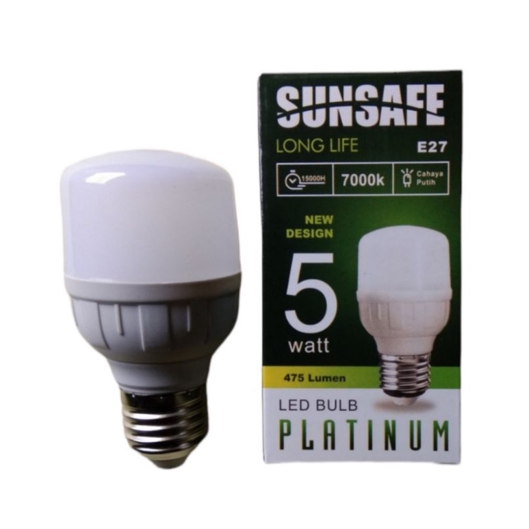 Jual Lampu Led Sunsafe Platinum 5 watt | Shopee Indonesia