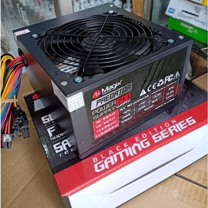 Jual Power | Psu Pc Komputer Gaming - Power Supply 500W Predator Magix ...