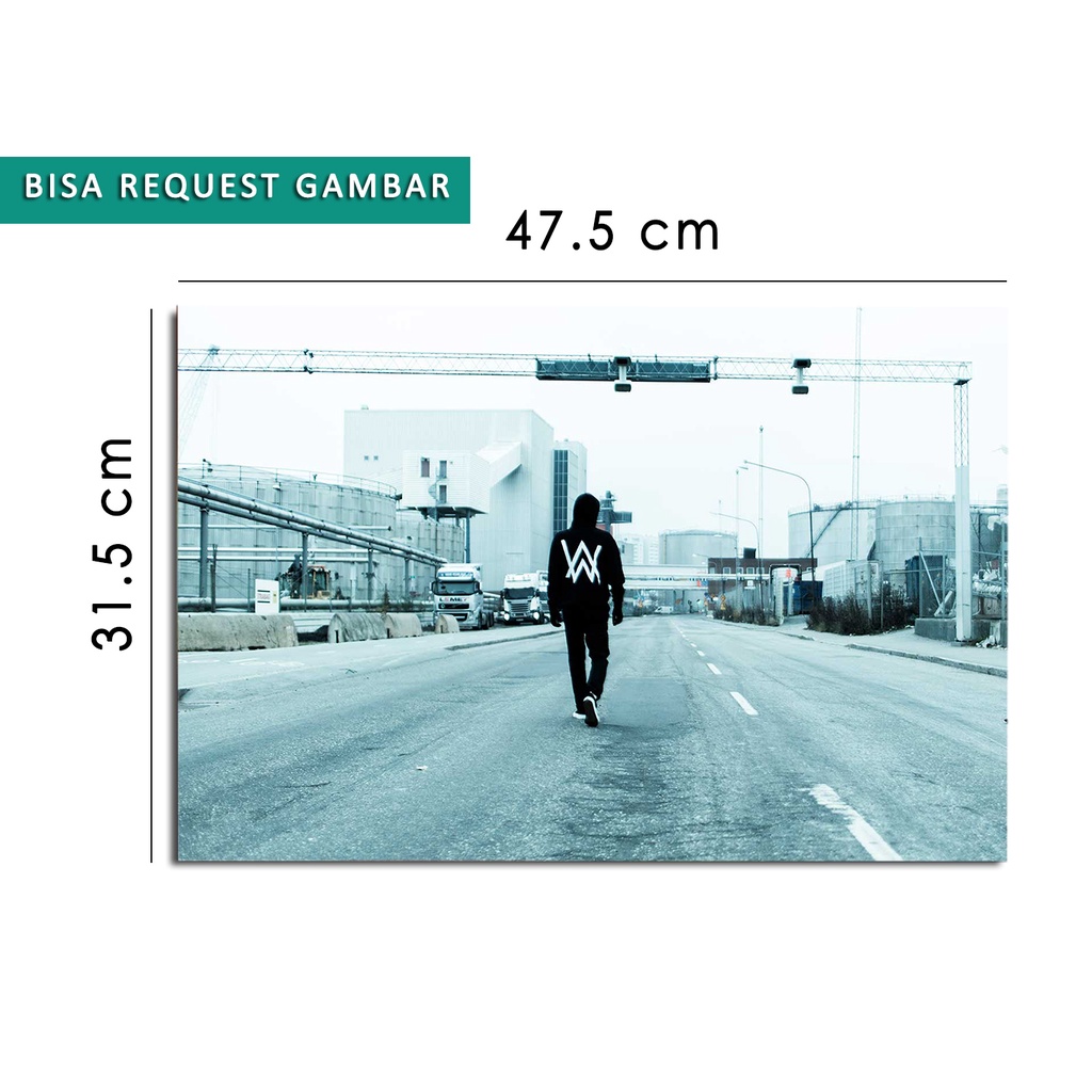 Jual Poster Alan Walker/Poster Ukuran A3/Hiasan Dinding/Poster Alan Walker/Bisa request gambar ...