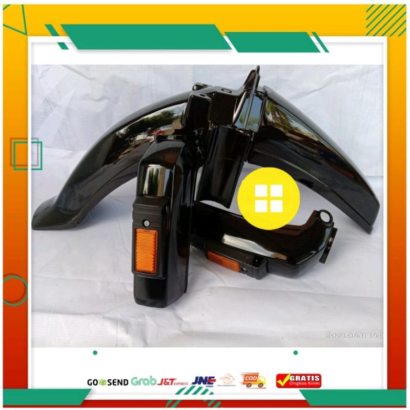 Jual spakbor depan Honda astrea prima slebor set tutup shock skok box ...