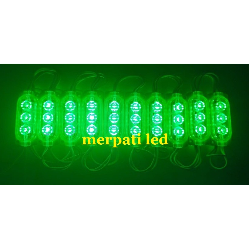 Jual LAMPU LED STRIP MODUL 3 MATA BESAR SMD 6023 2835 12V 12 V VOLT 12VOLT WATERPROOF VARIASI ...