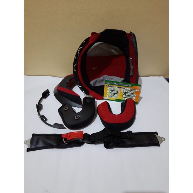 Jual Paket komplit busa helm NHK PREDATOR kancing besi + kancing ...