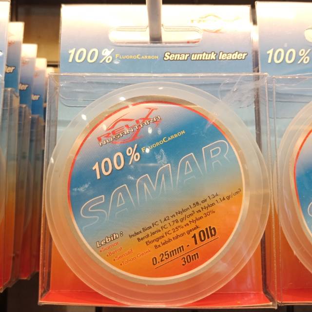 Jual Senar Leader Samar 10 lb 100% FluroCarbon | Shopee Indonesia