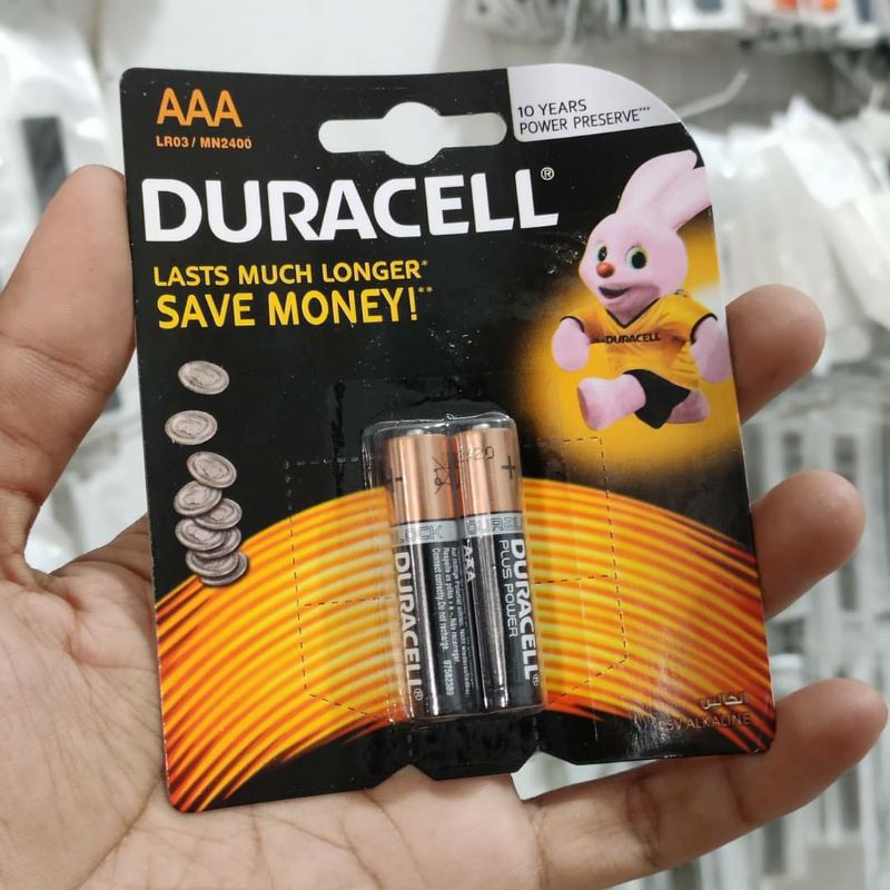 Jual ORIGINAL BATU BATTERY BATREI DURACELL AAA A3 ISI 2 A3 ASLI ...