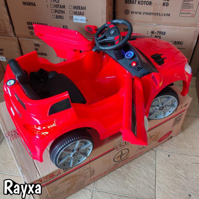 Jual Mobil Aki Anak Pmb M 5688 Moraine Merah Dengan Remote Bluetooth ...