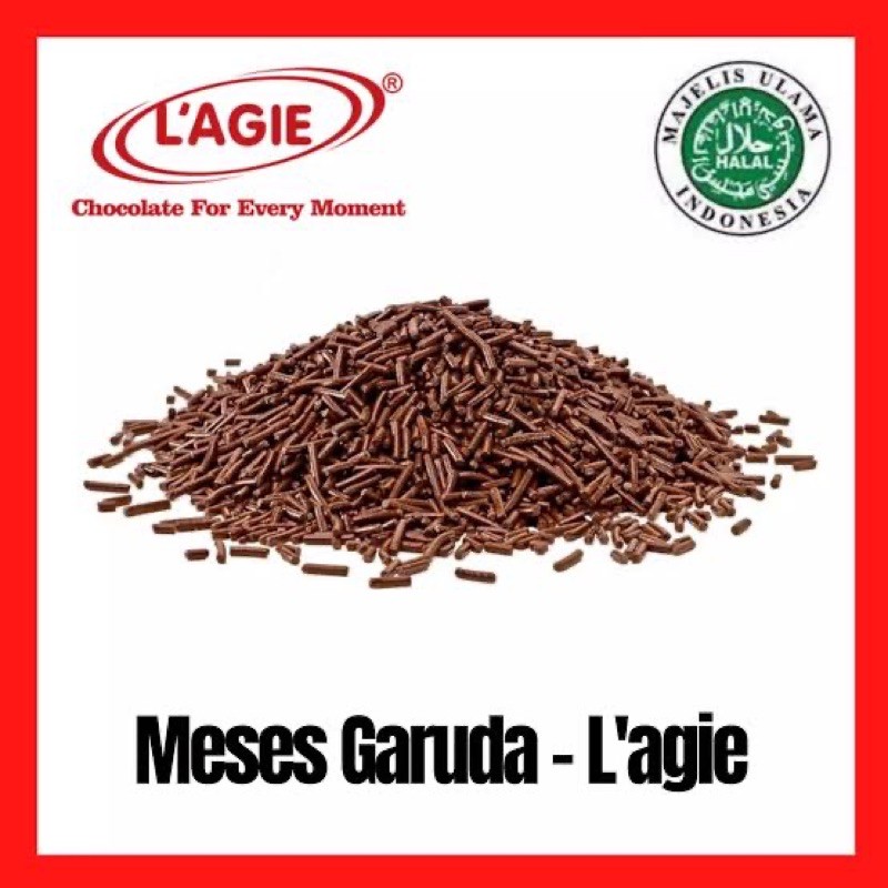 Jual Meses Garuda L’agie 1kg | Cokelat Butir | Shopee Indonesia