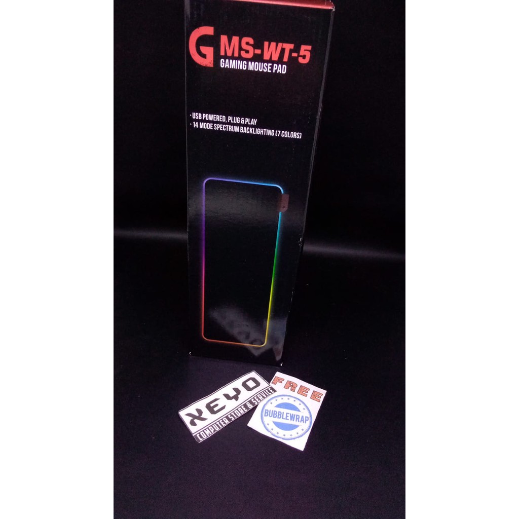 Jual Mousepad Mouse Pad Gaming Dengan LED RGB Panjang 80cm Lebar 30cm ...