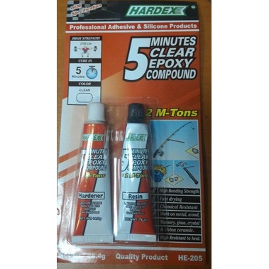 Jual Lem Clear Epoxy Compound,Hardex 5 Menit | Shopee Indonesia