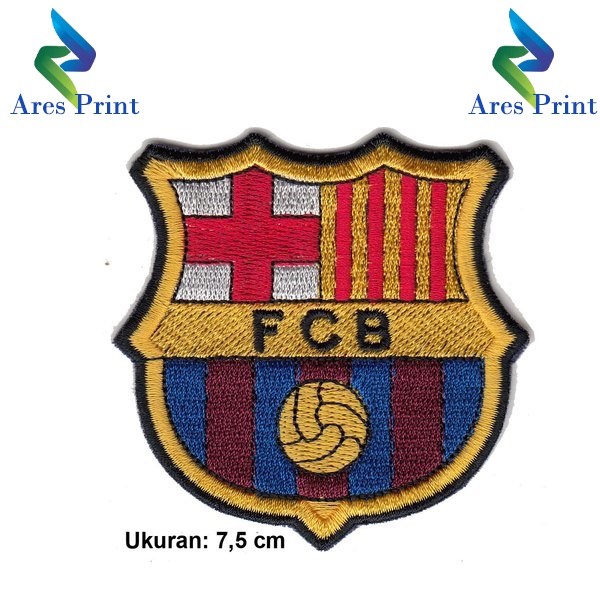 Jual PATCH bordir Emblem Embroidery Patch - LOGO BORDIR - Logo Barca ...