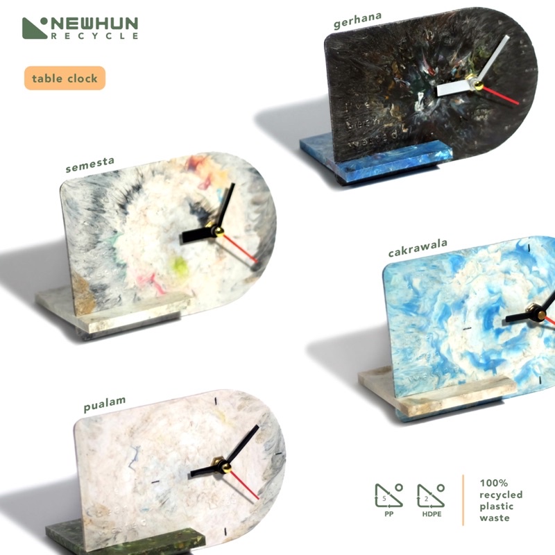 Jual Jam Meja Daur Ulang Newhun Recycle | Shopee Indonesia