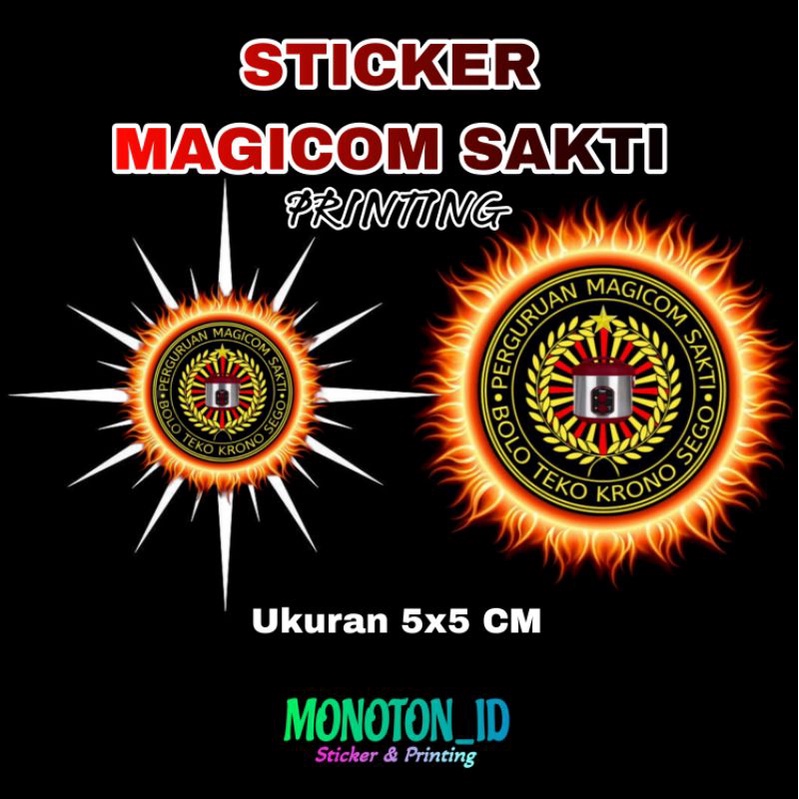 Jual Sticker Magicom Sakti - Sticker Pasmortal - Printing Glossy ...
