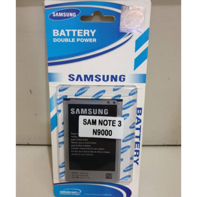 Jual Baterai Samsung Original doublepower 100% tipe Note3 | Shopee Indonesia
