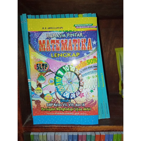 Jual RUMUS MATEMATIKA ATAU RAHASIA PINTAR MATEMATIKA LENGKAP UNTUK SMP ...