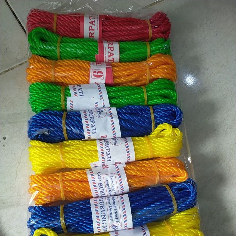 Jual Tali Tambang Besar ukuran 6mm | Shopee Indonesia