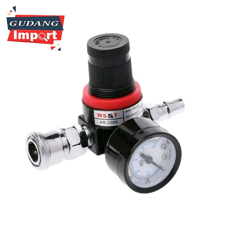 Jual REGULATOR SETELAN PENGATUR ANGIN SPRAYGUN SPRAY GUN KOMPRESOR ...