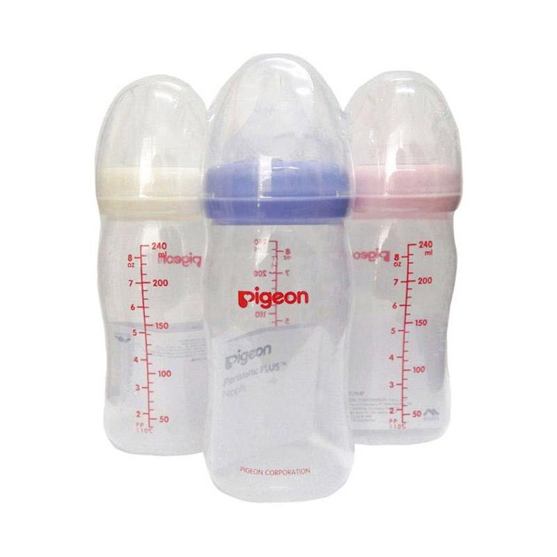 Jual Pigeon Bottle Peristaltic Plus Wide Neck 240ml Botol Susu 240 ml | Shopee Indonesia