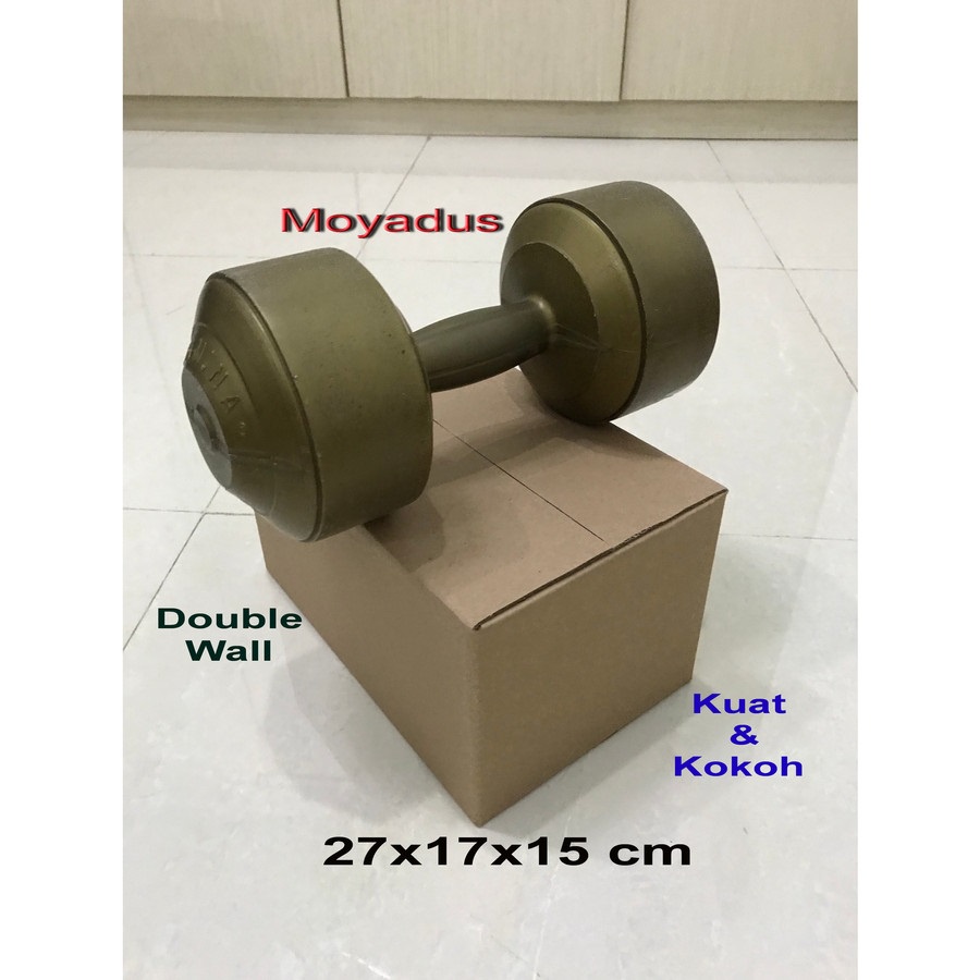 Jual kardus/karton/box uk. 27X17X15 cm, DOUBLE WALL | Shopee Indonesia