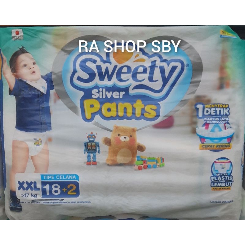 Jual Sweety Silver Pants S36/M28/L26/XL24/XXL22 | Shopee Indonesia
