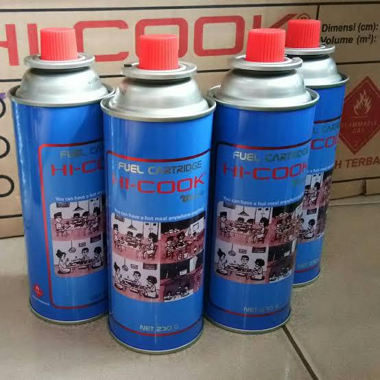 Jual gas hicook 230gram / mini gas hi coock portable 100% ORIGINAL / hi ...