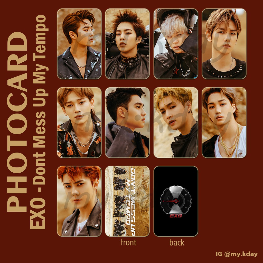 Jual PC-0078, Unofficial Photocard EXO Don't Mess Up My Tempo 2 sisi ...