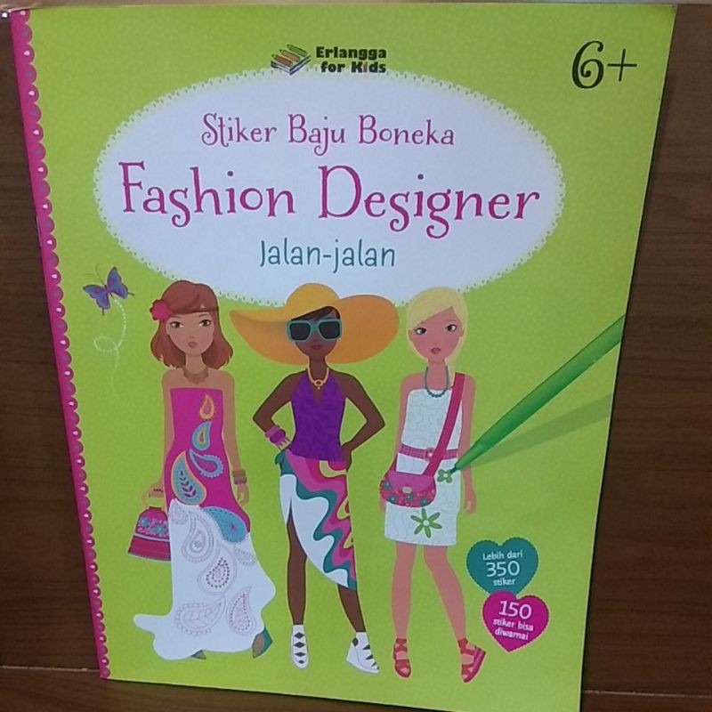 Jual Stiker Baju Boneka : Fashion Designer : Jalan-Jalan | Shopee Indonesia