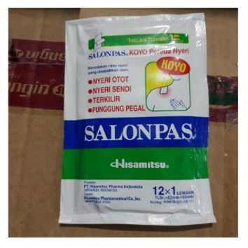 Jual Salonpas Koyo Pereda Nyeri 1 Bungkus isi 12 Sachet | Shopee Indonesia