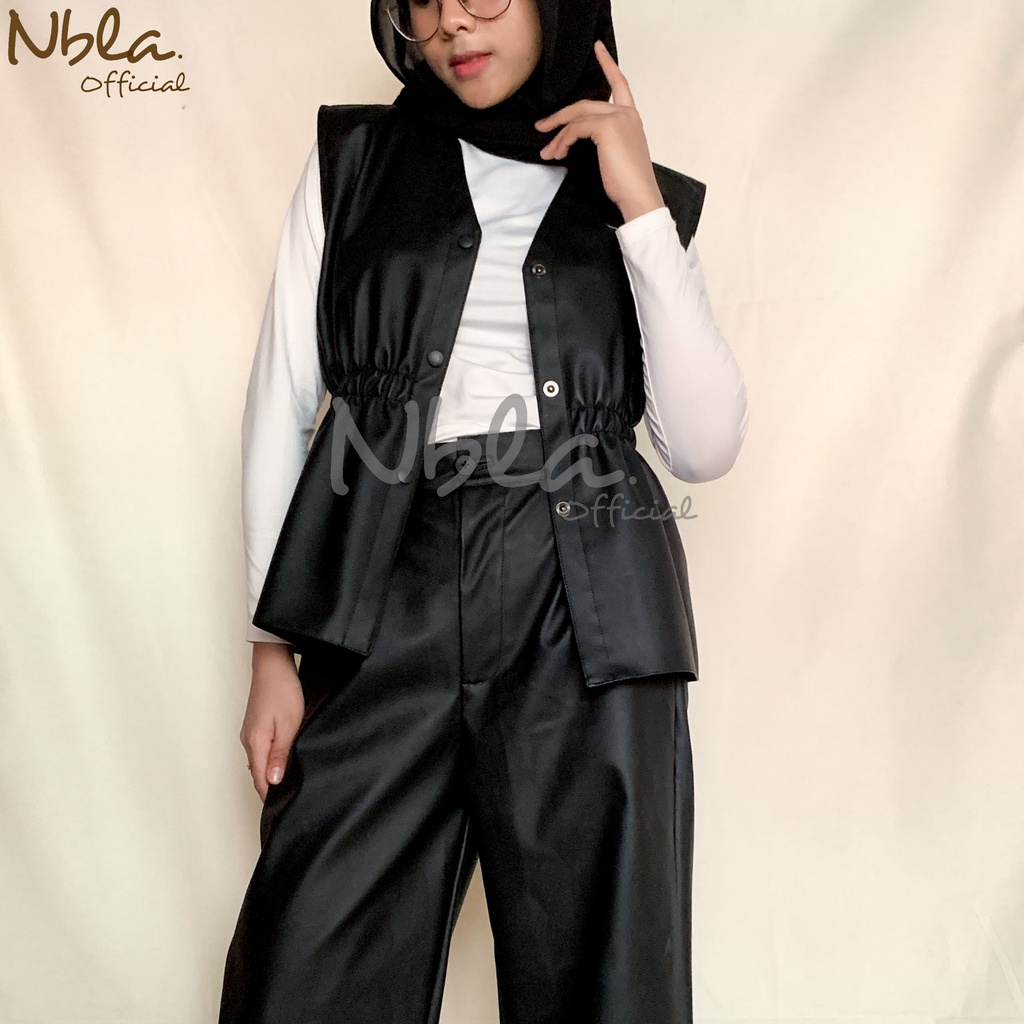 Jual Vest Wanita Kulit Sintetis outer wanita vest korea tanpa lengan ...