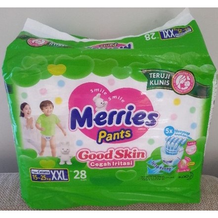 Jual MERRIES PANTS GOOD SKIN ( NB-S40, S40, M34, M50, L30, XL26, XXL28 ...
