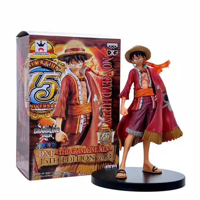 Jual Action Figure One piece Luffy 15 TH Edition Mainan anak one piece ...
