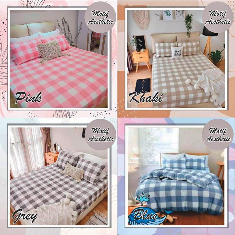 Jual SEPRAI HOMEMADE MOTIF DANTA KOTAK KOTAK SQUARE EMILY HOMEMADE ...