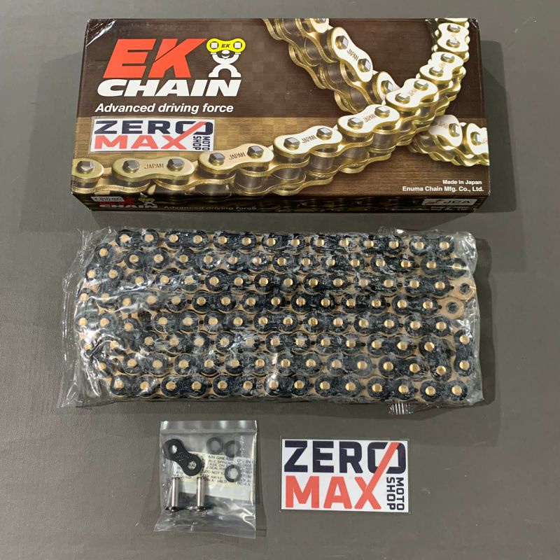 Jual Rantai EK CHAIN JAPAN 520 SRX2 X-Ring Black Gold Z250 R25 MT25 MT-25 ER6 ER6N ER6F | Shopee ...