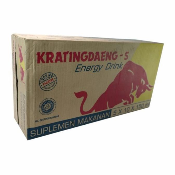 Jual Kratingdaeng super minuman energi kemasan botol 150 ml ( 50 pcs ...