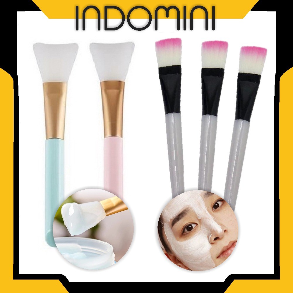 Jual INDOMINI Kuas Masker Wajah Silikon / Silicone Facial Mud Mask ...