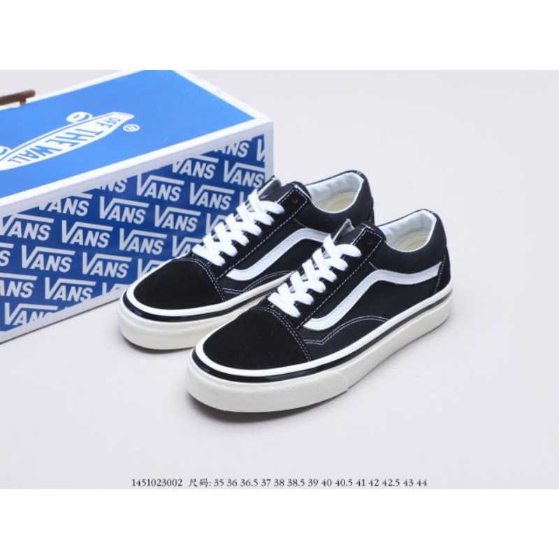Jual Sepatu Vans Old Skool Anaheim Black White BNWB 100% Global Market ...